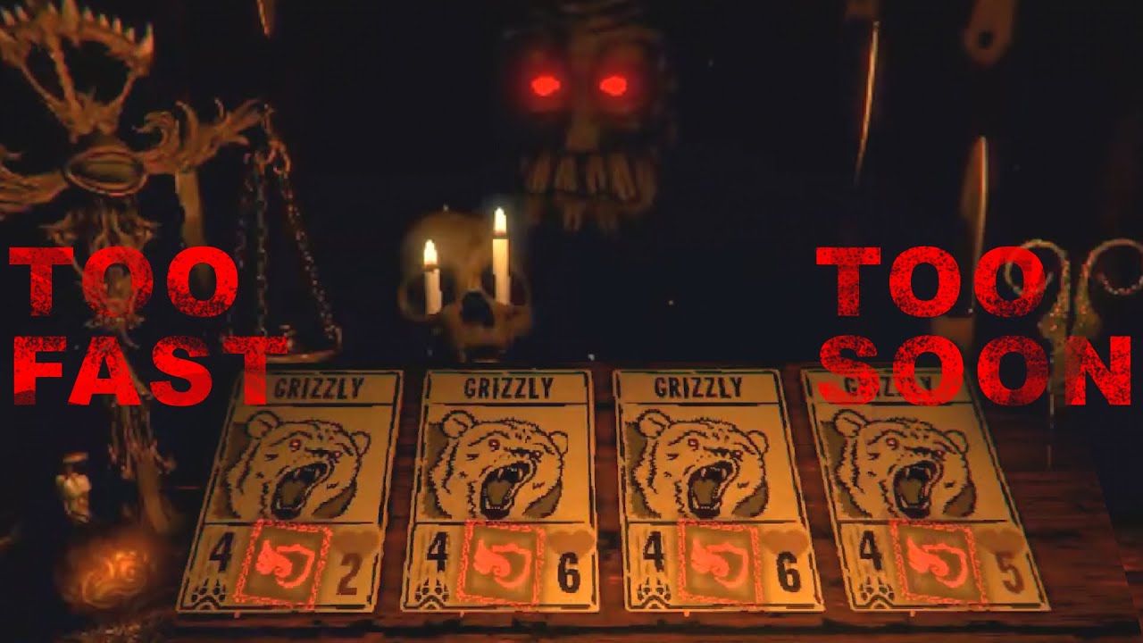 LESHY RED EYES ONLY CHALLANGE - INSCRYPTION - YouTube