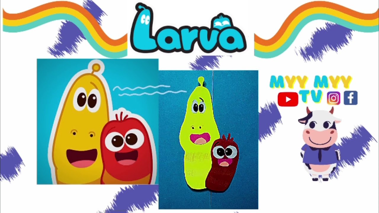 So easy make a paper Larva. - YouTube