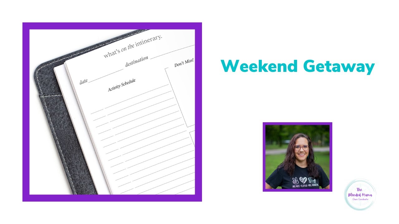 The Ultimate Weekend Getaway Planner Insert | Plan Your Perfect Escape ...