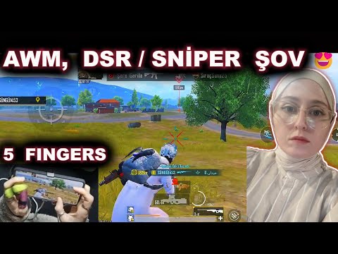 SNİPER ŞOV 😍 AWM, DSR - 1VS4 - 5 PARMAK OYNANIŞ - PUBG MOBİLE / SNIPER SHOW 😍