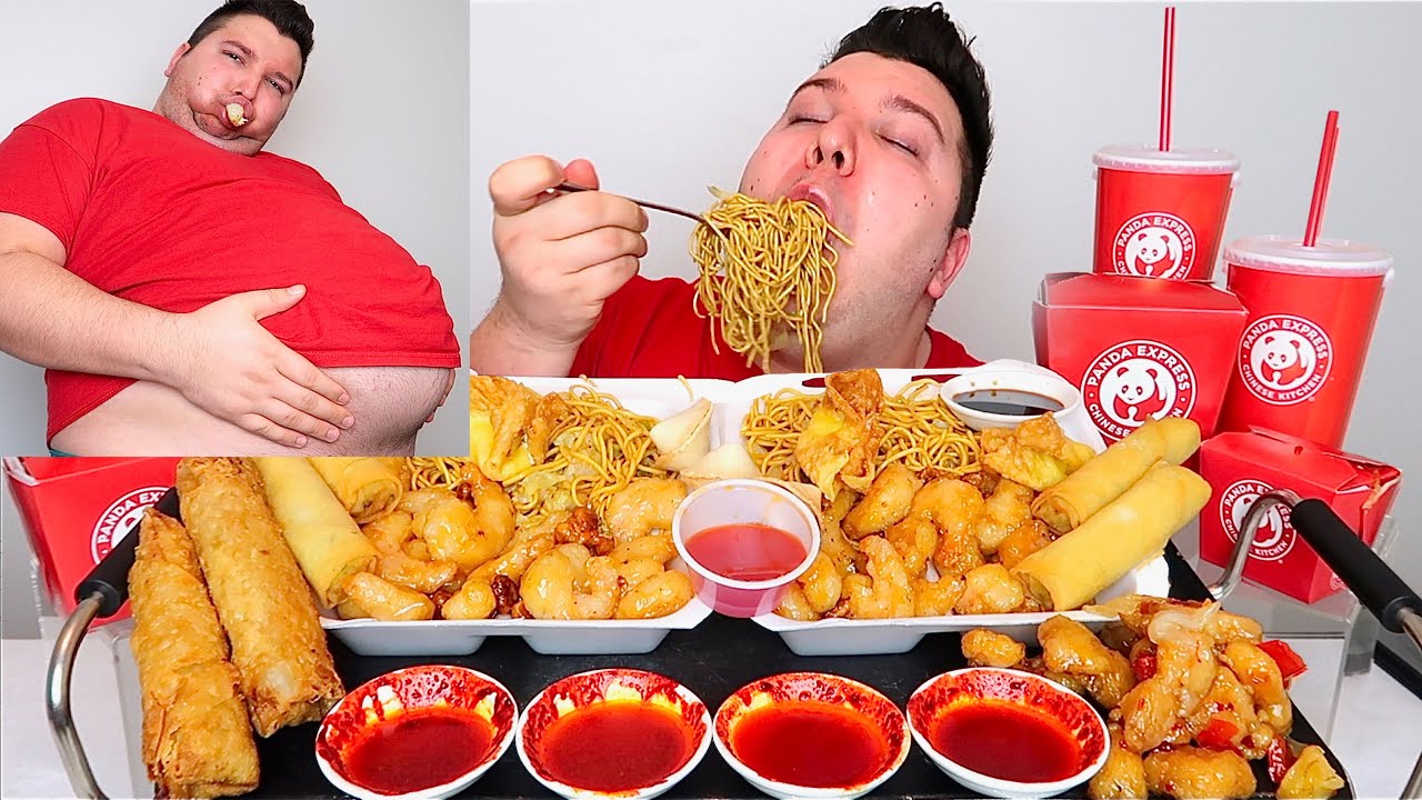 Weighing myself & eating Panda Express - YouTube
