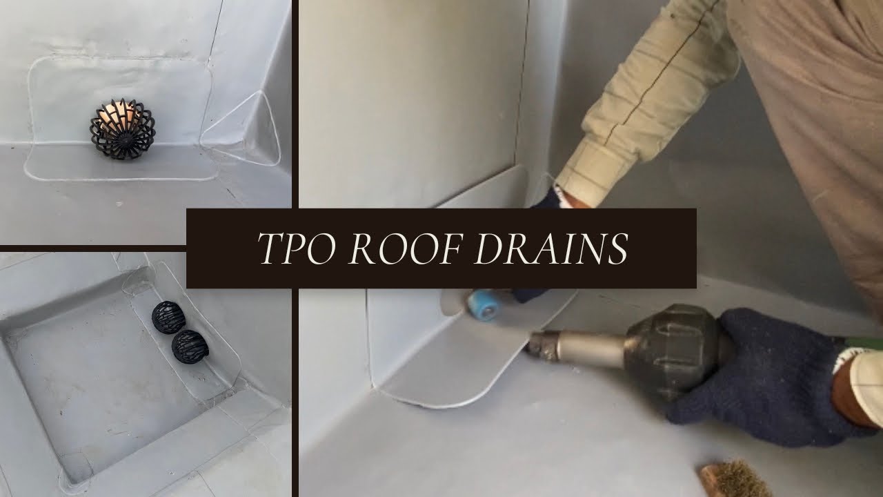 TPO Roof Drains | Membrane laminated siphonic Roof drains . #waterproof ...
