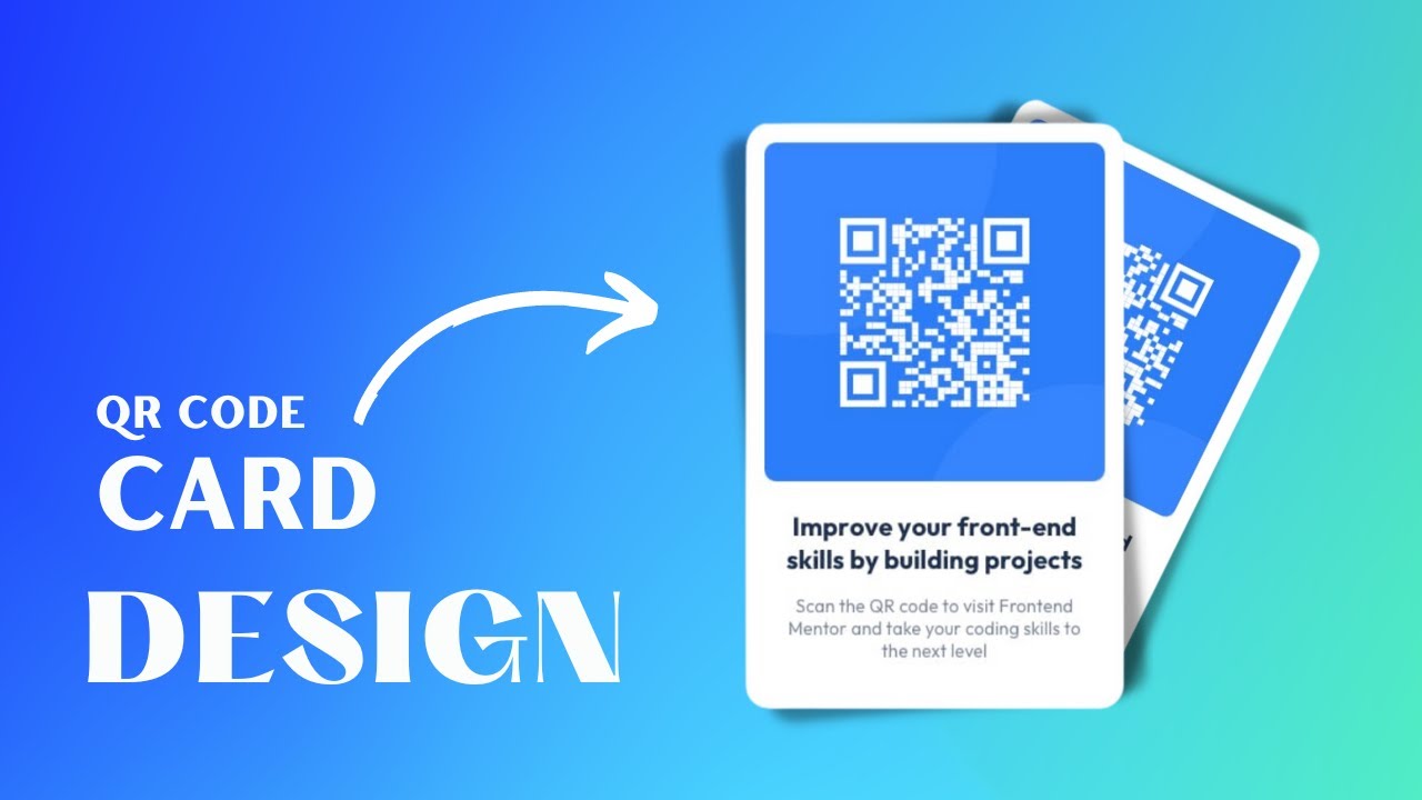 Creating QR Code Card using HTML & CSS only | Coding Spirit - YouTube
