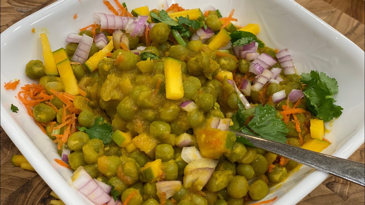 Instant pot green peas masala | South Indian street food | chaat recipe ...