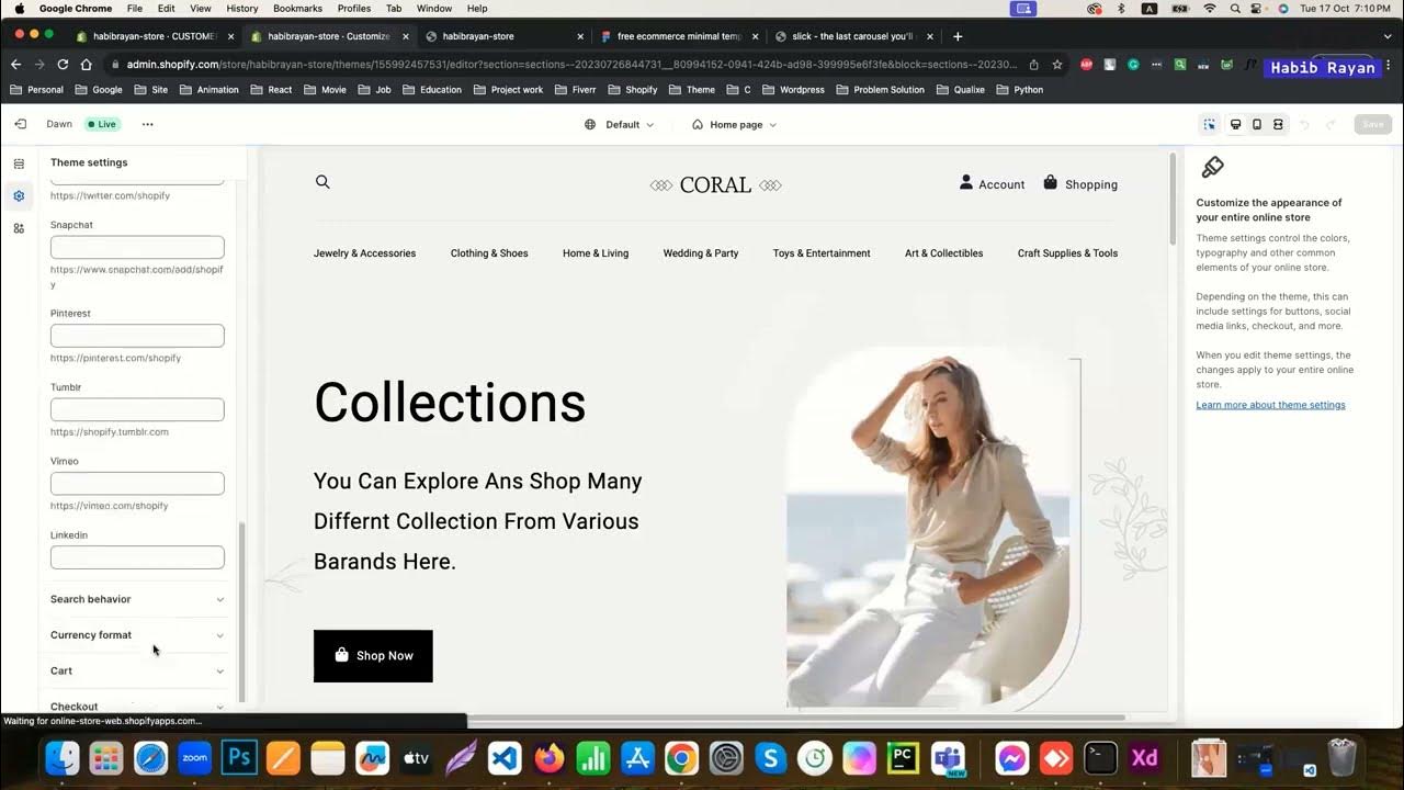 How to Create Custom Social Link In Shopify | Figma to Shopify | Shopify Theme Development ...