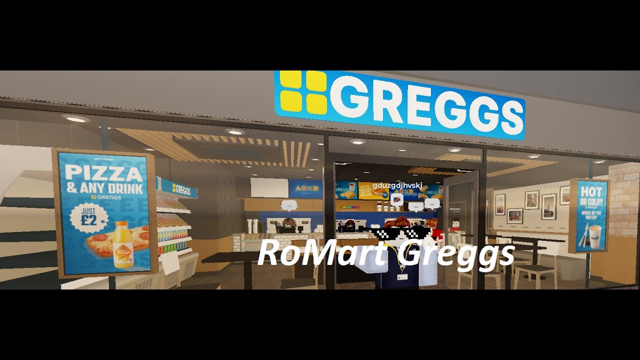 Roblox RoMart | Working as a Store Colleague in RoMart [Greggs] - YouTube