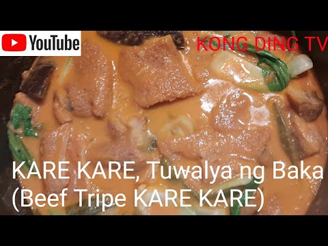 EP 18 : KARE KARE Tuwalya ng Baka// Beef's Tripe KARE KARE//How to make ...