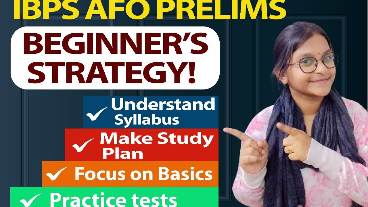 IBPS AFO PRELIMS PREPARATION| Beginner's guide | How to start | CRACK ...