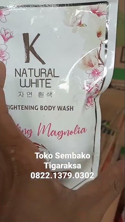 K NATURAL WHITE BRIGHTENING BODY WASH 420ML - YouTube