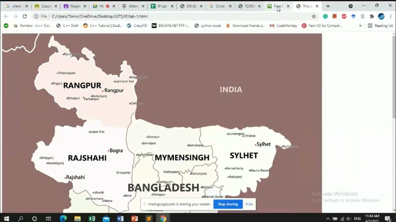 How to use HTML map Tag properly in web development in bangla | Insert a bd map to your website ...