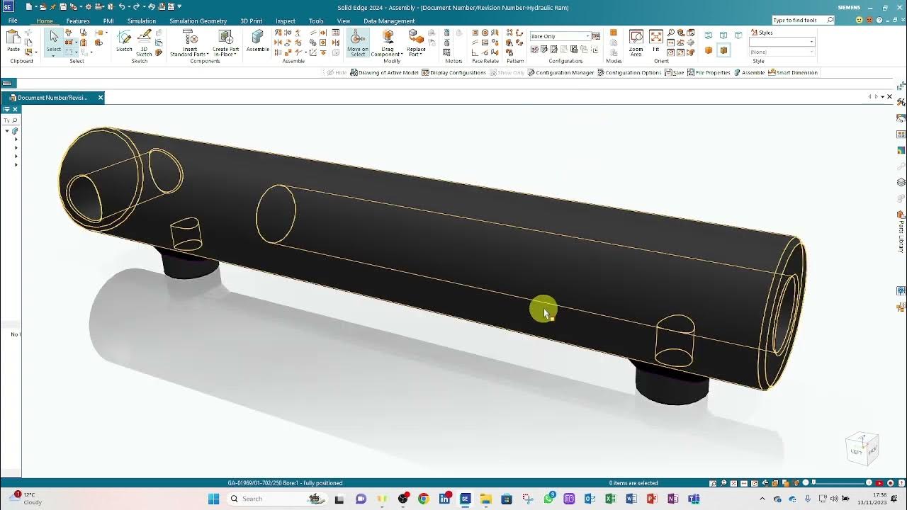 Solid Edge 2024: Creating display configurations in an assembly - YouTube