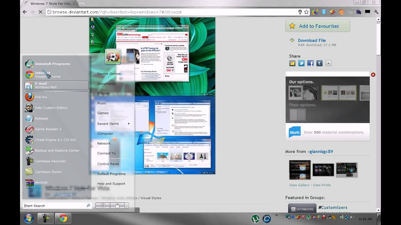 How to make your vista look like windows 7 :0 - YouTube