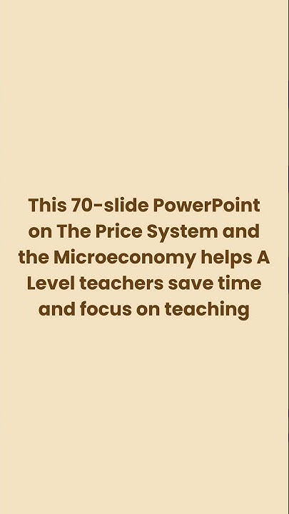 The Price System and the Microeconomy | Cambridge Economics AS Level ...
