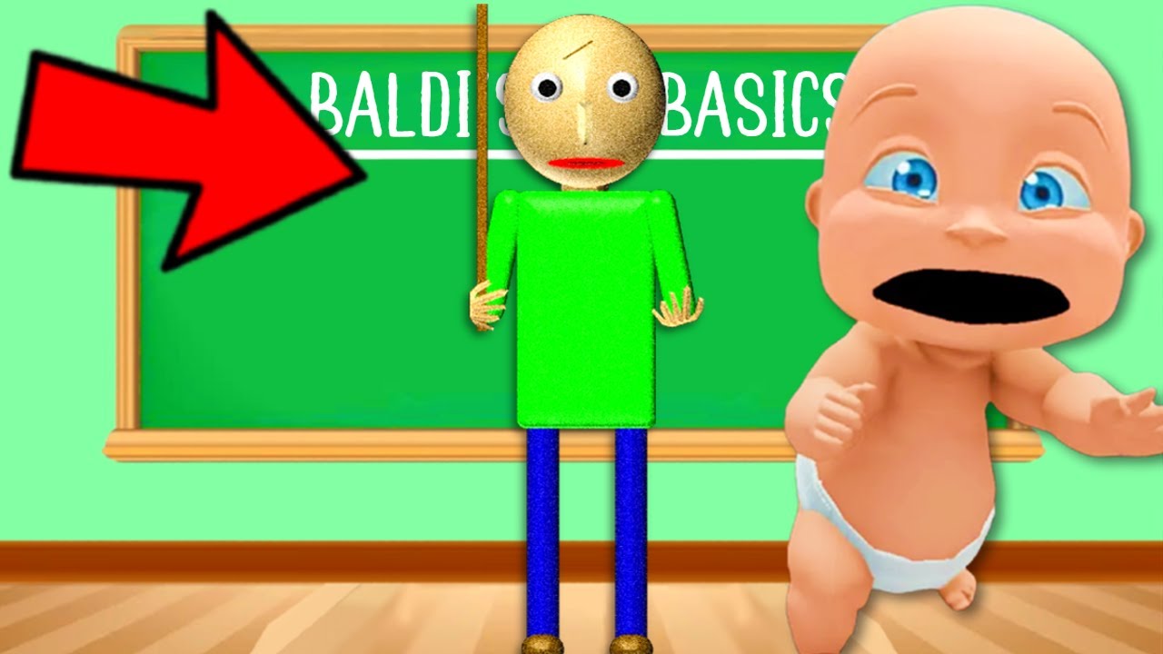 Baby Escapes BALDI BASICS! - YouTube