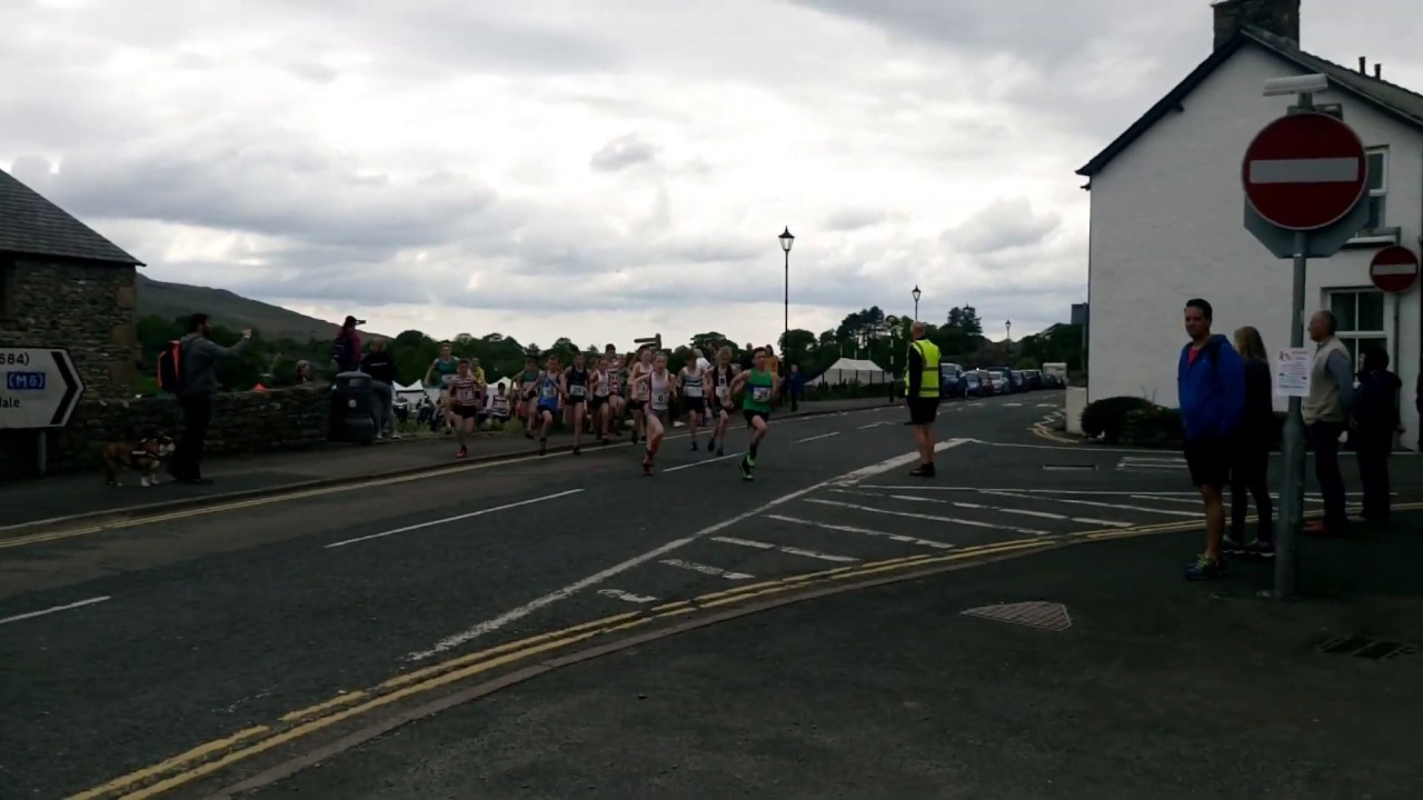 BOFRA Sedbergh Gala 2019 - Under 14 Race - YouTube