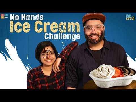No Hands Ice Cream Challenge ft RJ Raghvi || Chill Maapi || Tamada Media