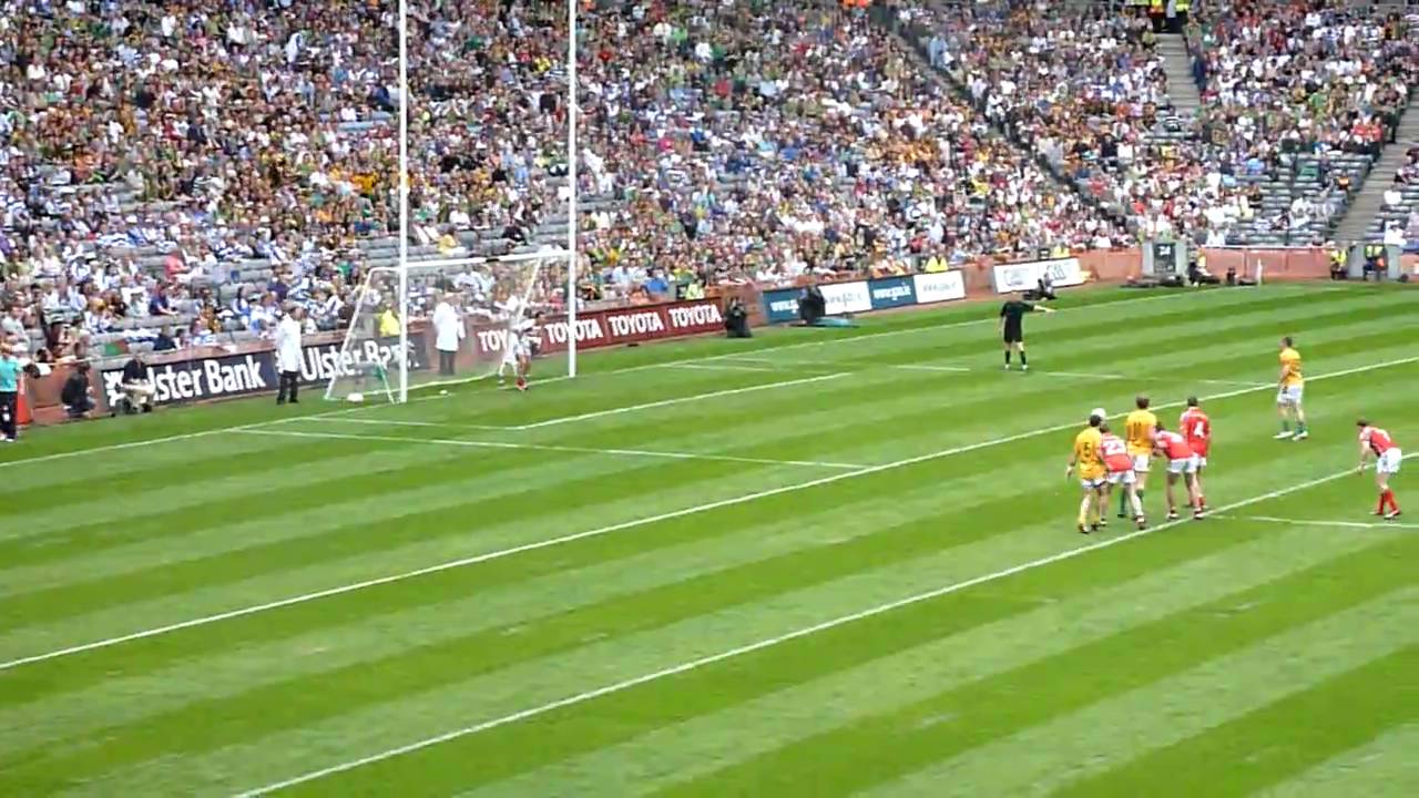 Meath v Mayo: Cian Ward's penalty goal - YouTube