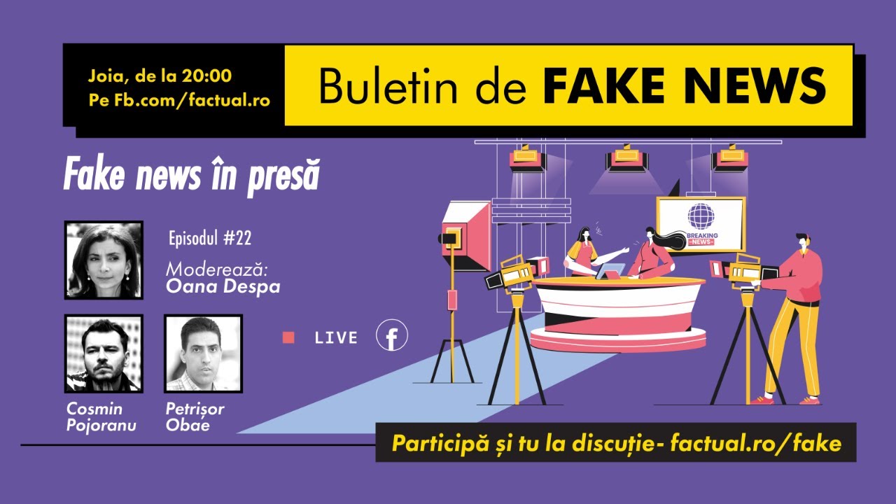Buletin de Fake News #22 - Fake News în presă - YouTube