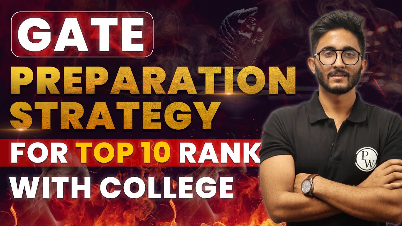 GATE Preparation Strategy for Top 10 Rank with College 🔥 - YouTube