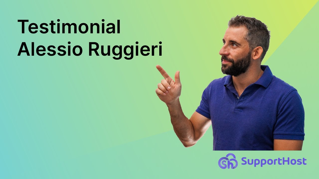 Testimonial SupportHost - Alessio Ruggieri - YouTube