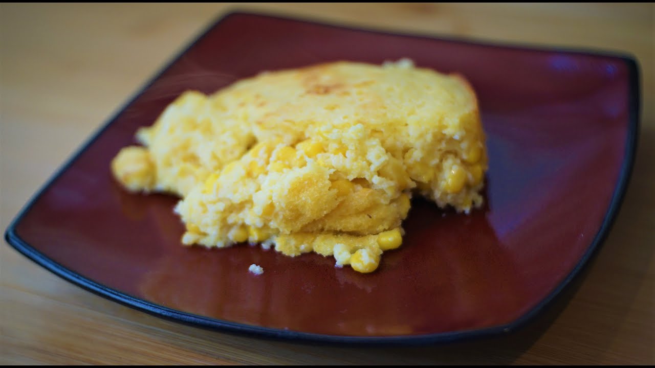 How To Make Southern Style Corn Spoon Bread - YouTube