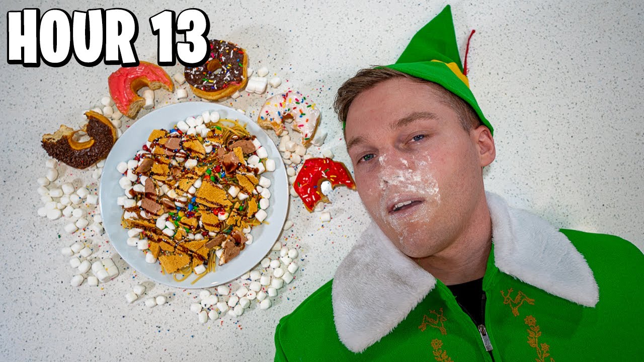Eating Like Buddy The Elf For 24 Hours - YouTube