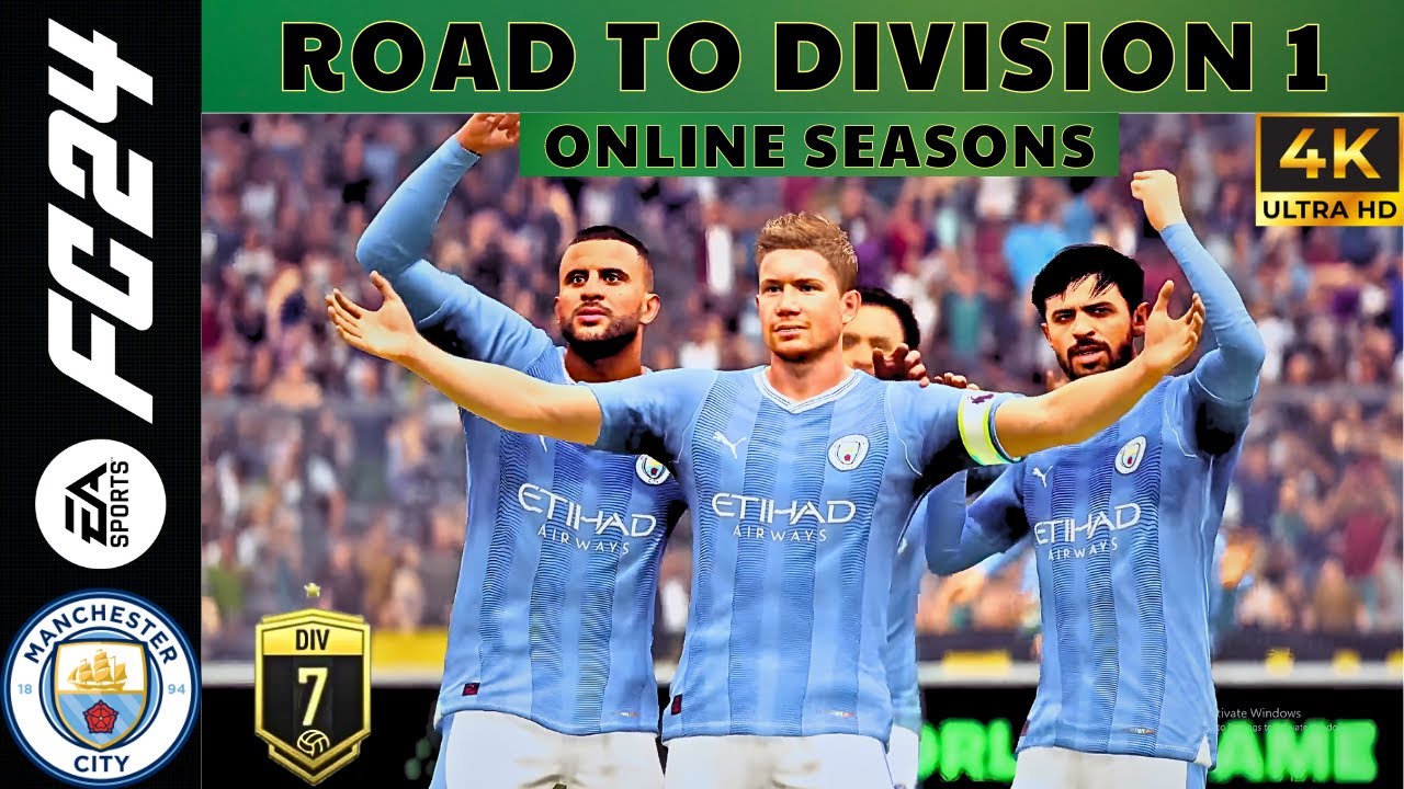 EA Sports FC 24 #1 - Road To Division 1 - Rank up 7 to 1 - Complete ...