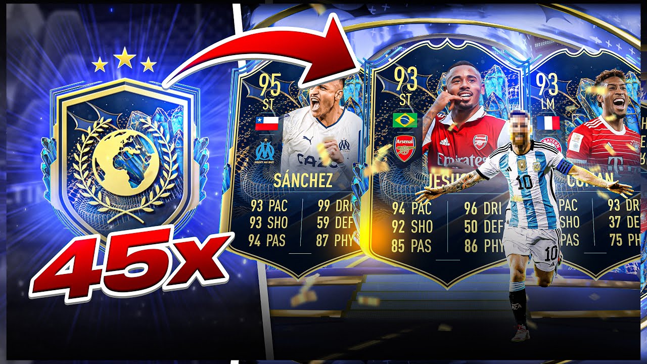 NUR 40K ABER...! 45x GARANTIERTE COMMUNITY TOTS PACKS in FIFA 23 - YouTube