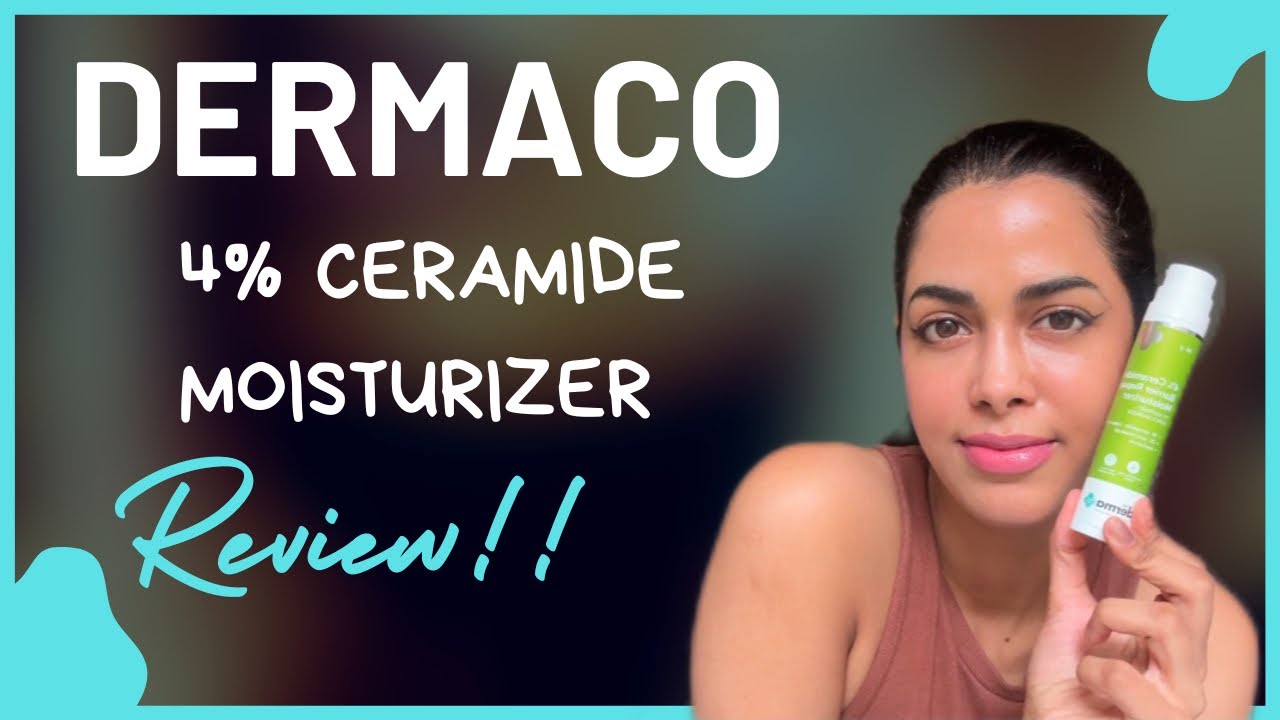 Dermaco 4% ceramide moisturizer review nonsponsored detailed, barrier ...