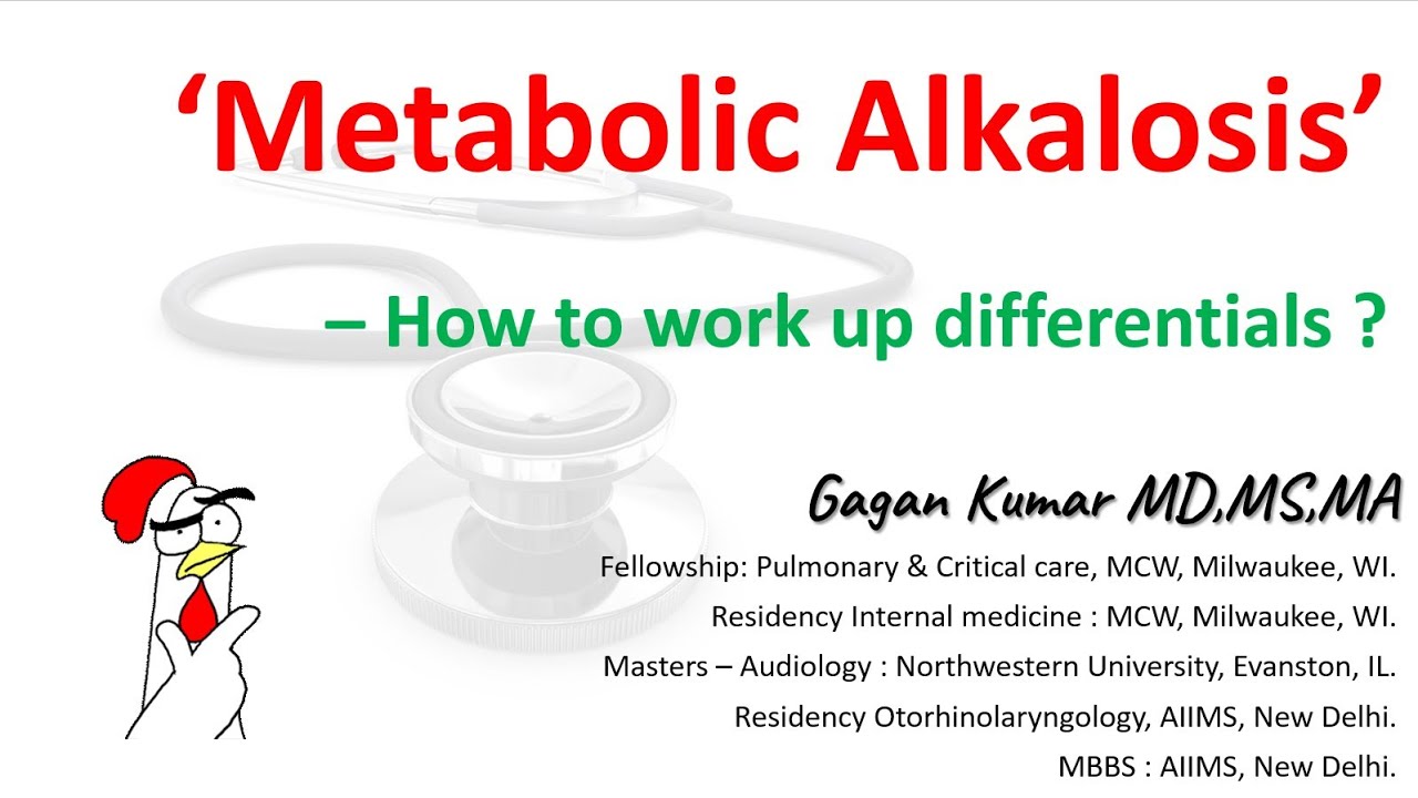 Metabolic alkalosis - How to work up differential diagnosis ? - YouTube