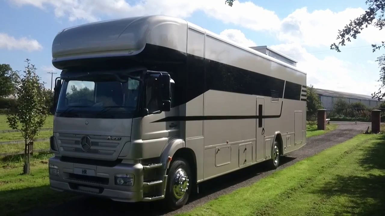 HR Multisport Skyline Dominator Motorhome with Supercar Sized garage ...