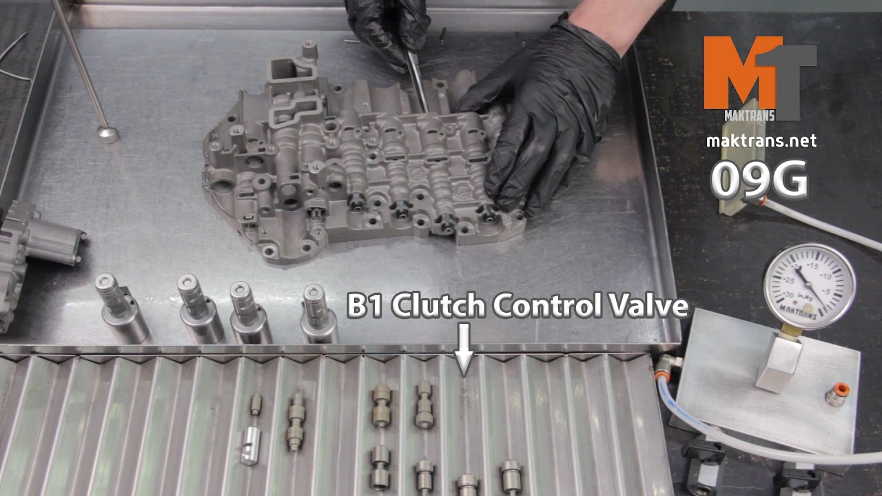 09G Valve Body Repair - YouTube