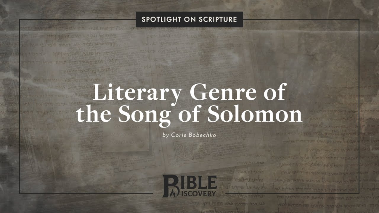 What influenced Solomon's poetry? | Spotlight on Scripture | Literary ...