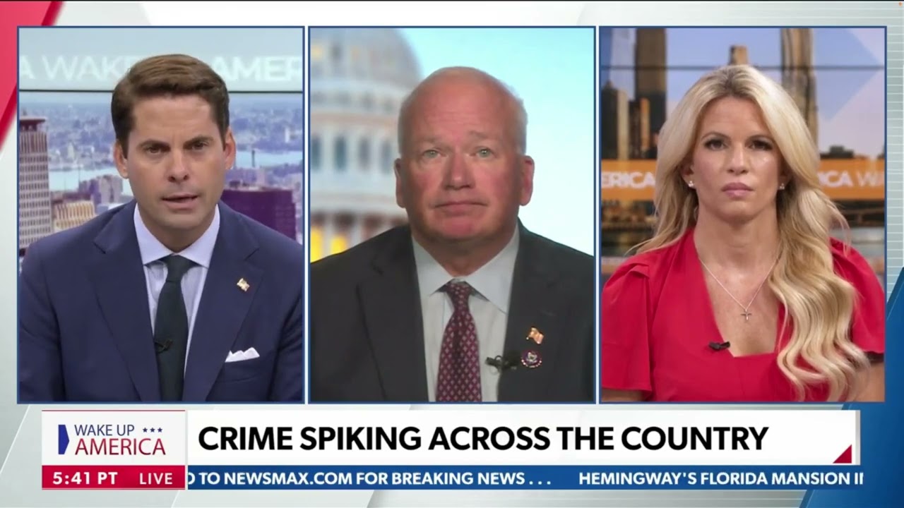 Rep. Fitzgerald on Newsmax Wake Up America Discussing the Crime Crisis ...