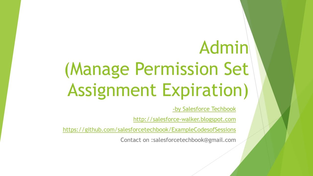 How To Set Expiration On Permission Set Assignment YouTube How To Set Expiration On Permission Set Assignment YouTube