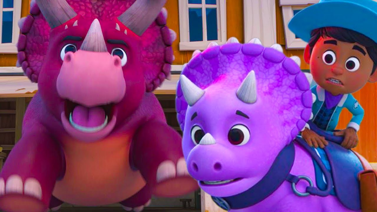 Stormy weather causes a DINO EMERGENCY! | Dino Ranch - YouTube