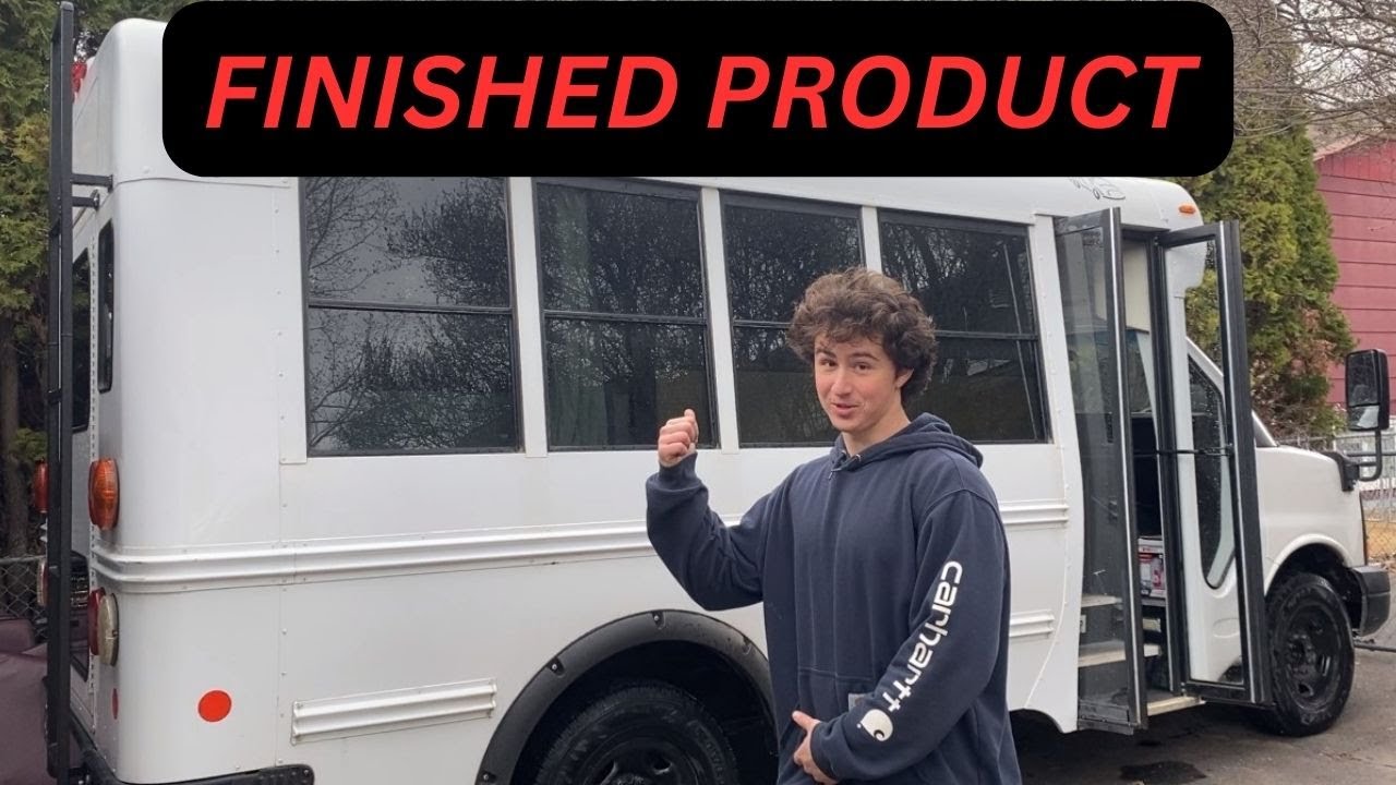 Completed School Bus Build - YouTube