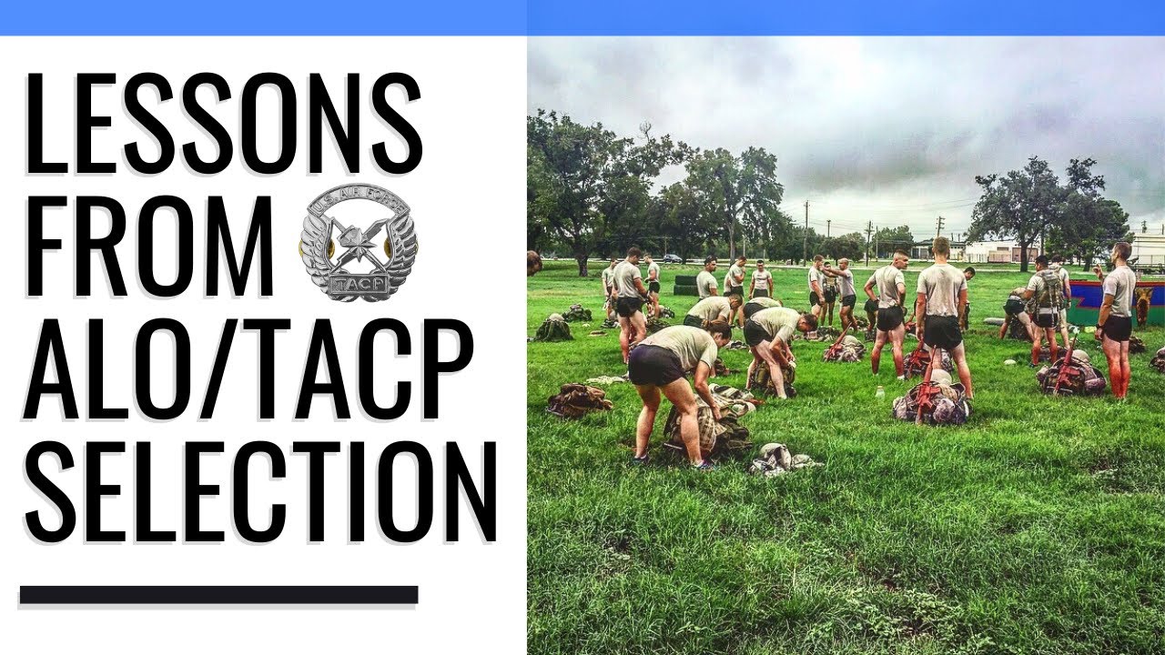 Lessons from ALO/TACP Selection with @iamamandajoy - YouTube