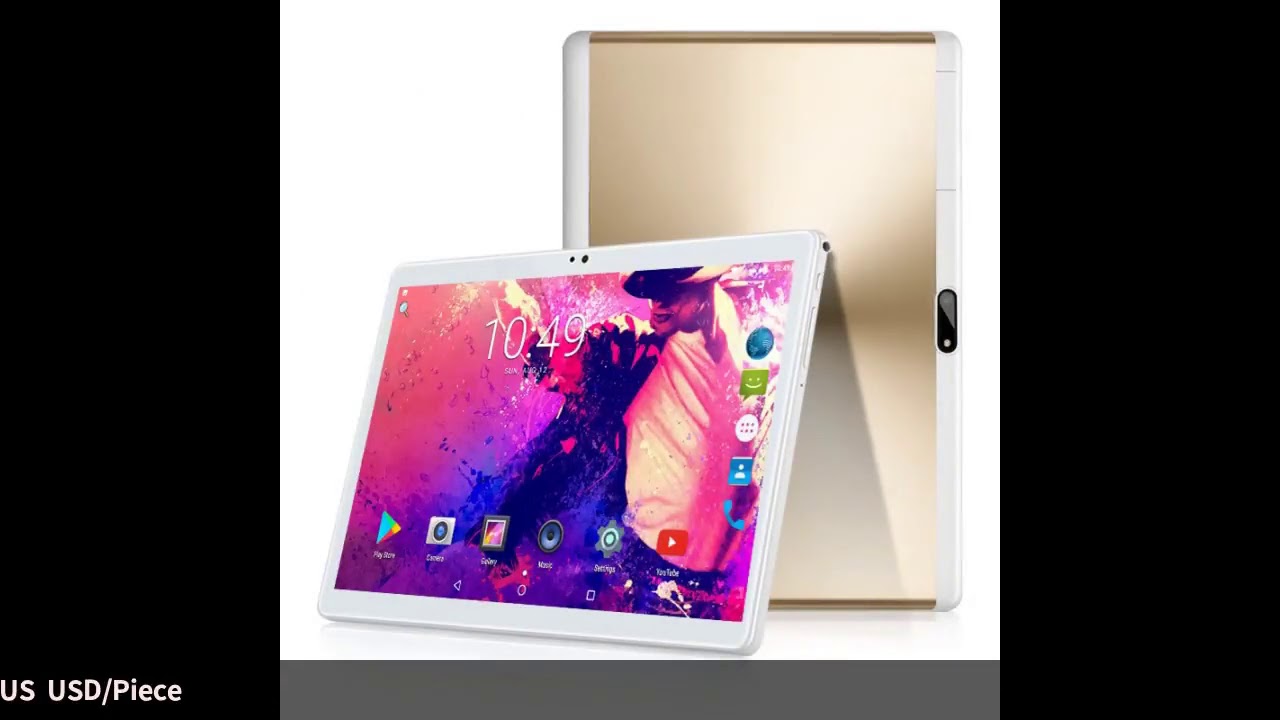 2018 New 2.5D IPS Screen 10 Inch Android Tablet PC Phablet MTK - YouTube