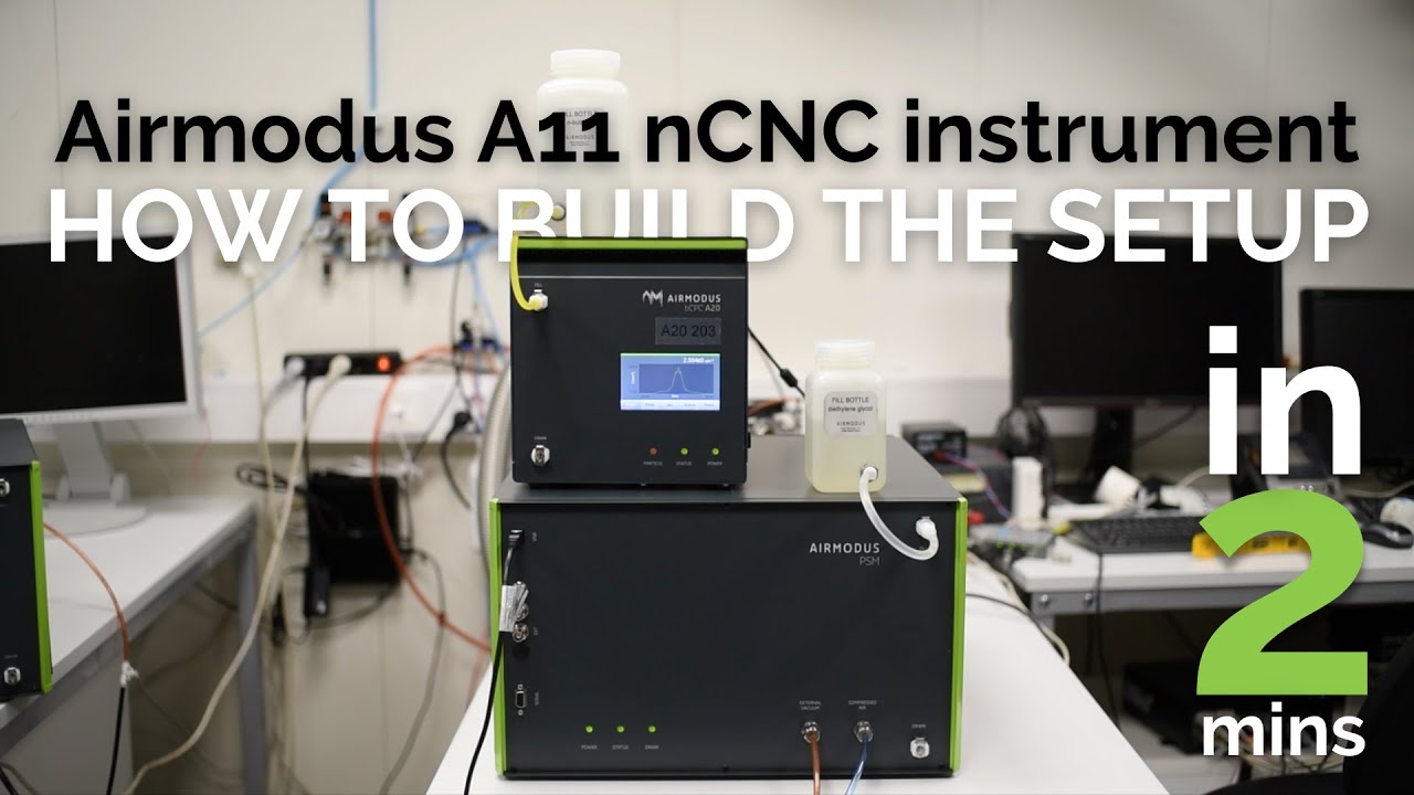 Airmodus A11 nCNC - How to build the setup in 2 minutes - YouTube