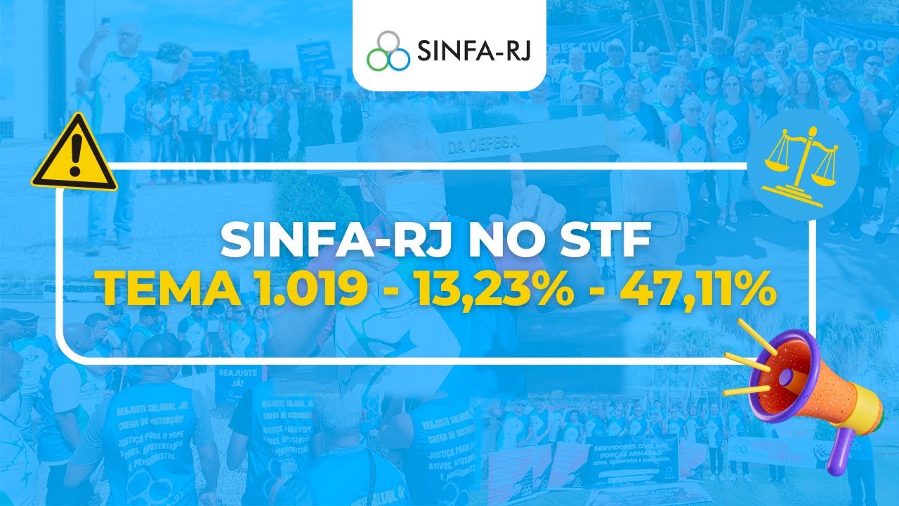 SINFA-RJ NO STF. TEMA: 1.019 - 13,23% - 47,11% - YouTube