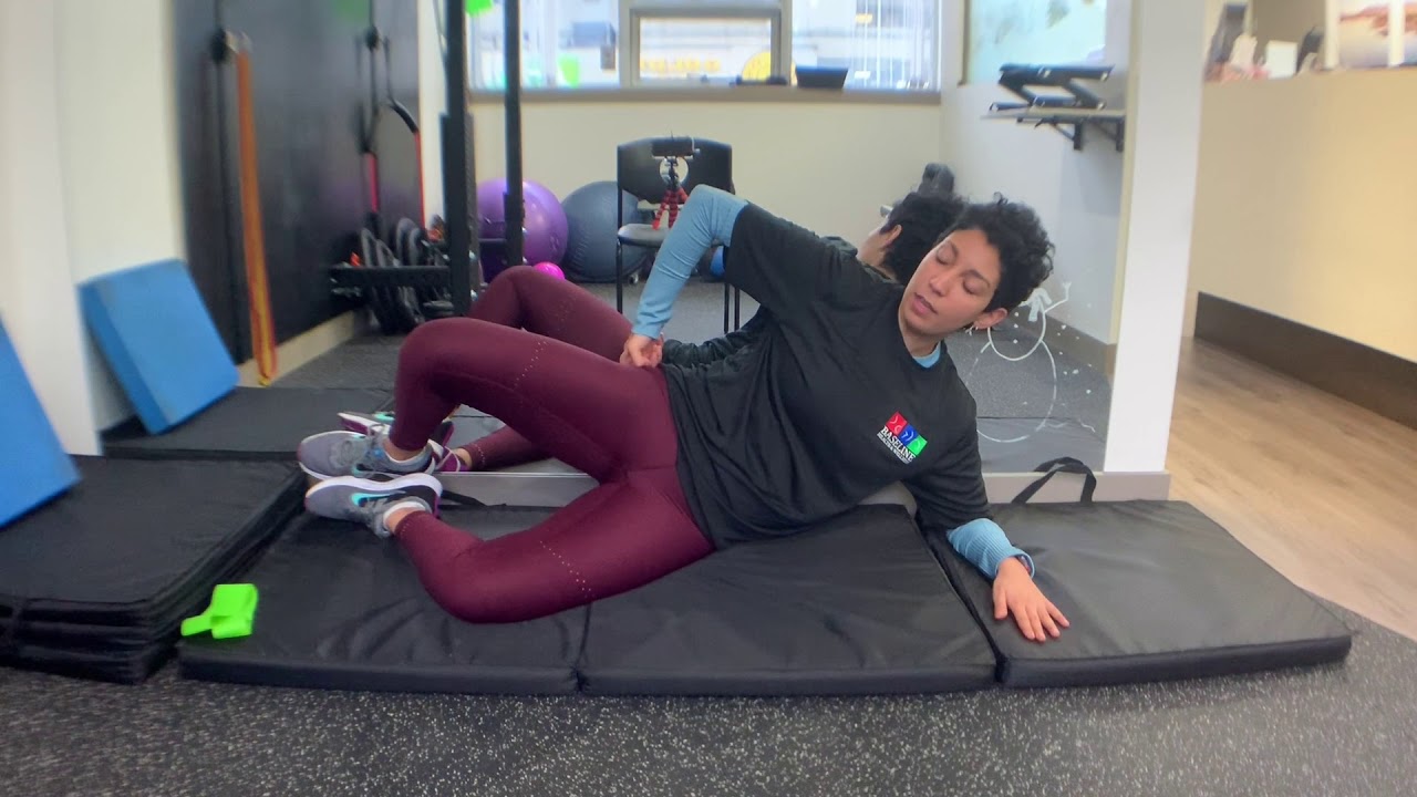 Hip stability - Side Lying Clamshells - YouTube