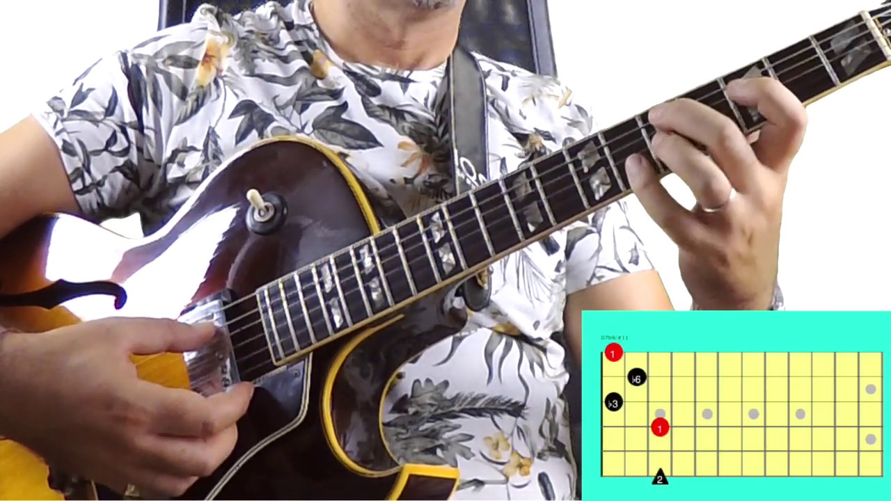 Most useful G7 with bass on 6th string- Jazz Guitar Lessons - YouTube