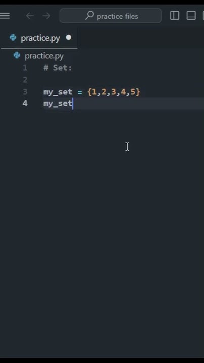 Set Python Pythonprogramming Coding Learnpython Pythonforbeginners Youtube