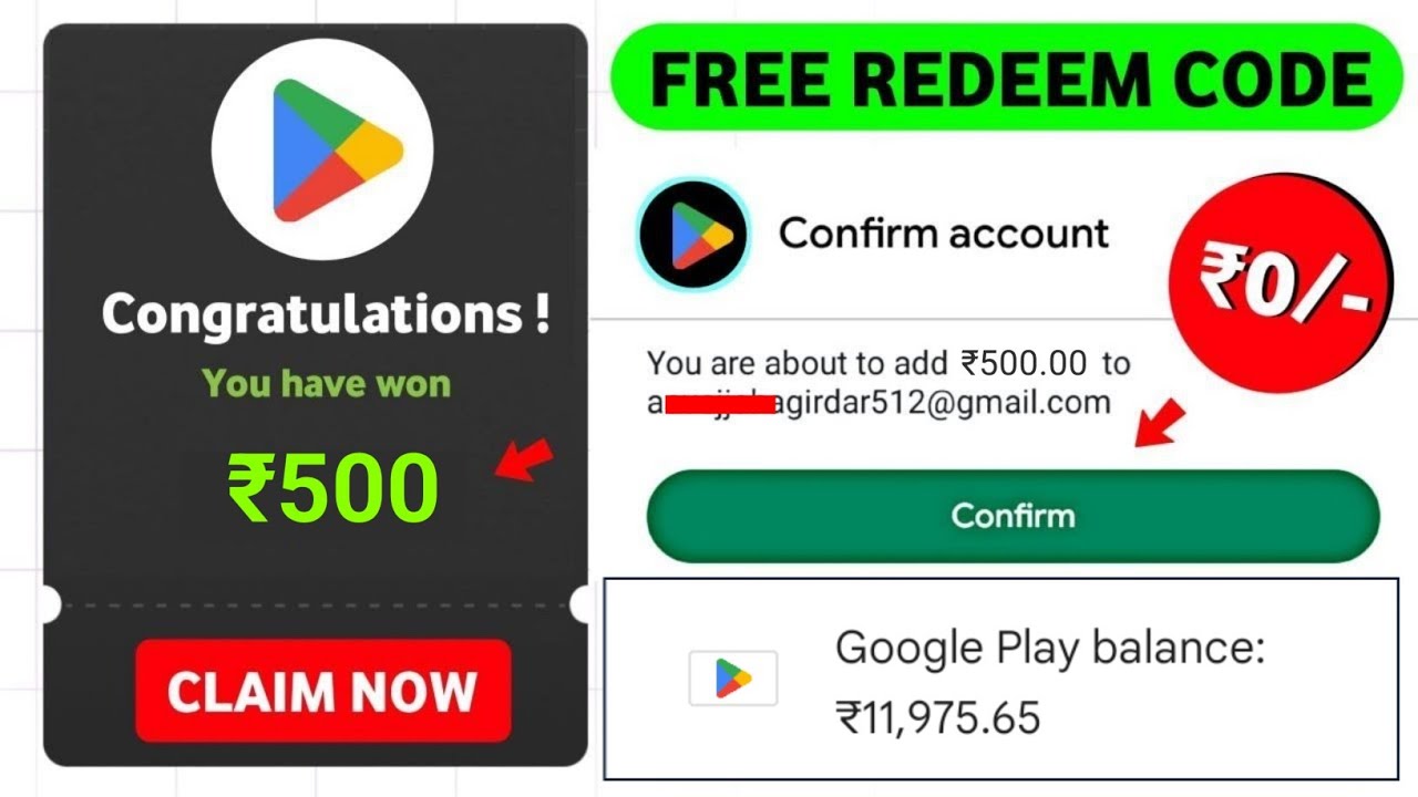 ( REDEEM CODES ) free redeem code app | google play redeem code | how ...
