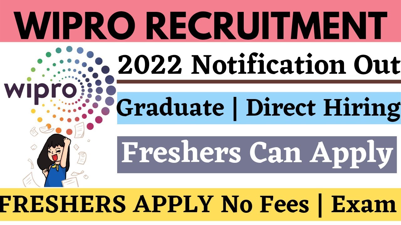 Wipro Recruitment 2022 | Wipro Work From Home 2022 | Wipro Hiring ...