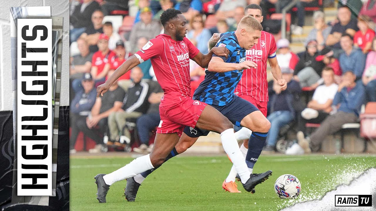 HIGHLIGHTS | Cheltenham Town Vs Derby County - YouTube