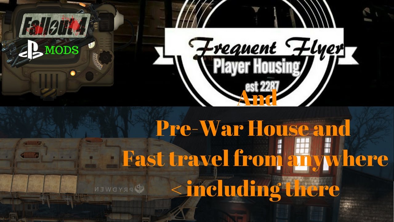 Fallout 4 PS4 Mods: 'Pre-War house'+more - YouTube