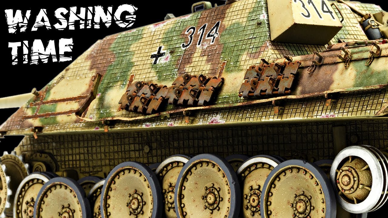 A Very Detailed Video About Pin Washes And Rust Effects (Jagdpanther ...