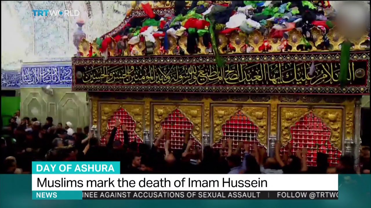 Shia Muslims commemorate the death of Imam Hussein - YouTube